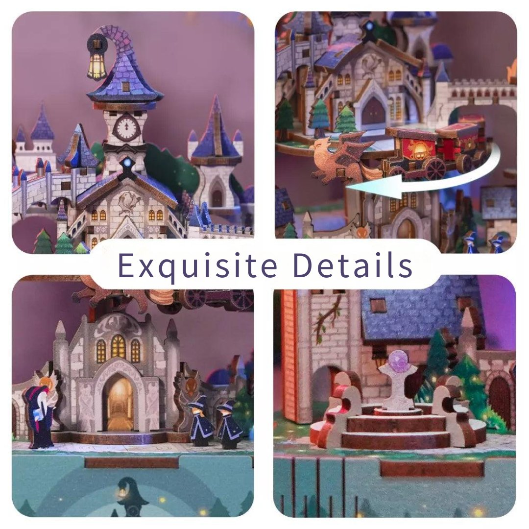 Hogwarts Magical Castle DIY Music Box – DIYative™
