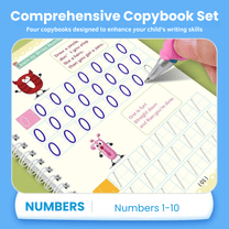 MagicGroove Tracing Book: Reusable Handwriting Practice with Disappear ...