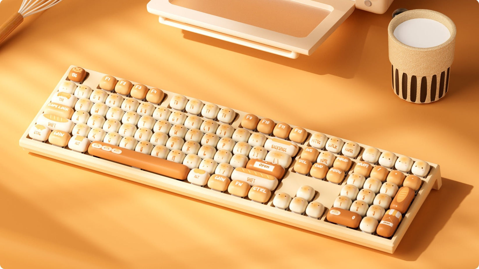 WonderBun Toasted Bread Mechanical Keyboard – DIYative™