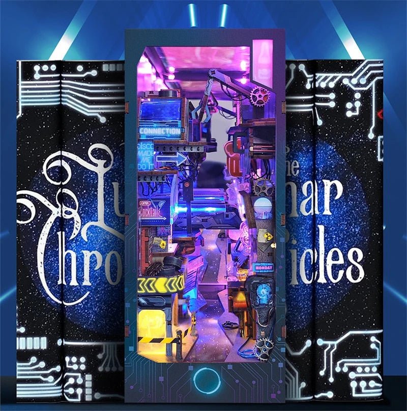 Cyberpunk City DIY Book Nook Kit – DIYative™
